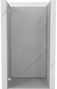 Mexen, Mexen Lunar-B levé otočné sprchové dveře 65 cm, transparentní, chrom - 832-065-000-01-00-L