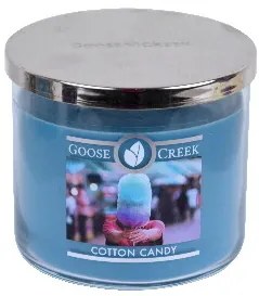 Goose Creek GOOSE CREEK Svíčka 0,41 KG COTTON CANDY, aromatická v dóze, 3 knoty