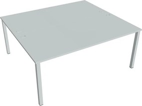 Kancelářský pracovní stůl Hobis USD 1800, deskaakát, černá černá
