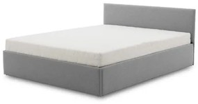 Čalouněná postel LEON s bonelovou matrací rozměr 160x200 cm Šedá
