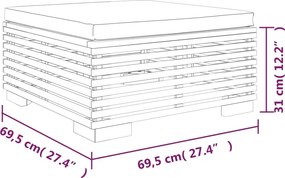 vidaXL 12dílná zahradní sedací souprava s poduškami masivní teak [3100888] Barva: krémová