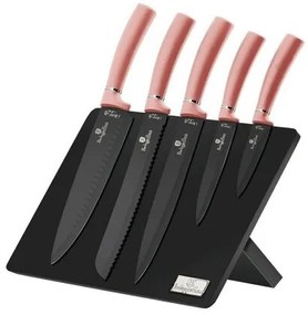 Berlinger Haus 6dílná sada nožů s magnetickým stojanem I-Rose Edition