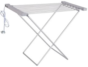 Elektrický sušák na prádlo 120 W, s 8 sušícími tyčemi
