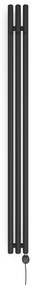 Oltens Stang (e) elektrický radiátor 180x15 cm černá 55111300