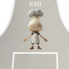 Kuchyňská zástěra Garlico EMI, šedá