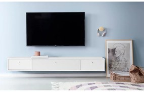 Bílý TV stolek 176x22 cm Mistral – Hammel Furniture