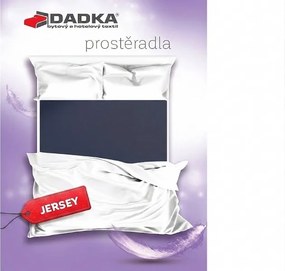 DADKA Jersey prostěradlo švestka Rozměr 100x200x20
