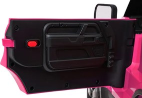 Elektrické autíčko Land Rover Defender růžové