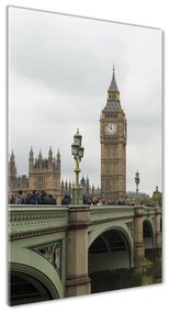 Wallmuralia Vertikální Foto obraz fotografie na skle Big Ben Londýn 50x100