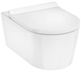 Hansgrohe EluPura S - Závěsné WC se sedátkem SoftClose, AquaHelix, HygieneEffect, bílá 62025450