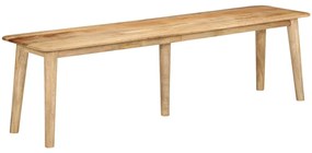 Lavice 160 x 40 x 45 cm masivní mangovníkové dřevo - Default Title