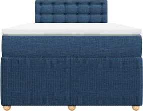 Box spring postel s matrací černá 120x190 cm textil 3287415