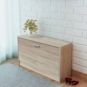 Botníková lavice dub 80 x 24 x 45 cm 243049