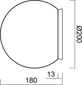 OS SKA68910 SKAT 1 stropní/nástěnné plastové svítidlo bílá IP65 4000 K 8W LED - OSMONT