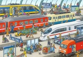 Ravensburger Vlakové nádraží - 2x24 dílků / od 4 let