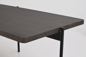ROWICO Konferenční stolek SHELTON hnědý 95x50 cm