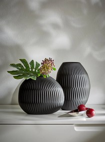 Philippi NOIR Designová váza 19 cm sklo