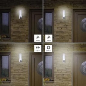 LED Chytrá venkovní kamera se světlem GoSmart LED/12W/230V IP65 Wi-Fi Tuya bílá