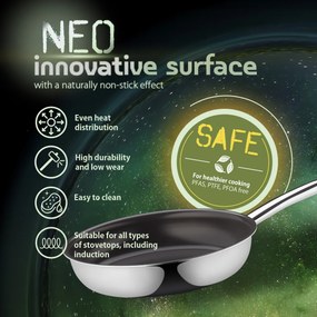 Pánev Ø 28 cm, v: 6 cm — Orion Expert Neo Multi-Layer Lunasol - 601406