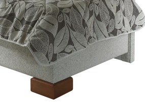 NEW DESIGN postele Zvýšená čalouněná postel QUATRO s čely a úložným prostorem, 90×200 cm Velikost postele: 90 × 200 cm, Strana: Pravá