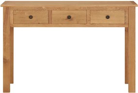 Toaletní stolek 110 x 40 x 75 cm masivní dubové dřevo 327437