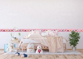 Dětská samolepící bordura na zeď Tlapková Patrola Buď Šťastný | 5 m x 13.8 cm | DWBD8005