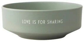 Favourite bowl medium zelená (LOVE IS FOR SHARING) Design Letters