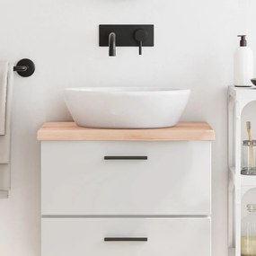 Koupelnová deska 60x40x(2-4) cm neošetřené masivní dřevo 3156009