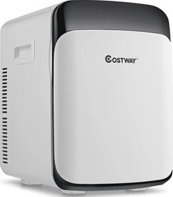 Costway 15 L mini lednice 2 v 1 Funkce chlazení a ohřevu přenosná mraznička