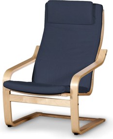 Sedák na křeslo IKEA Poäng II barva tmavě modrá látka sametová