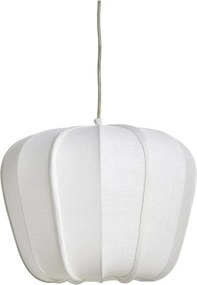 Krémové závěsné svítidlo s textilním stínidlem Zubedo – Light & Living