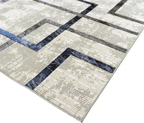 BE Koberec Esprit 3609 NAVY - tmavě modrý obdélníkový Rozměr: 60x100 cm