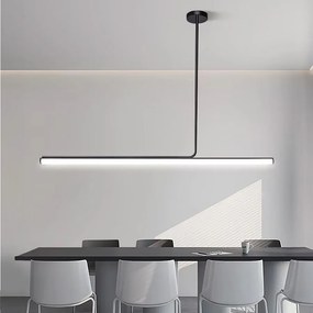 Toolight Moderní designové osvětlení LED APP1660-CP Black 140cm