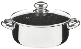 KOLIMAX - české nerezové nádobí Rendlík s poklicí KOLIMAX CERAMMAX PRO STANDARD - granit černý, 22 cm, 3,0 l