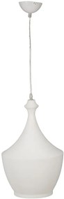 Bílé závěsné svítidlo Mauro Ferretti Miami II, 30x40 cm