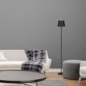 LED Solution Černá LED stojací nabíjecí lampa 500-1300mm 4W IP54 7009