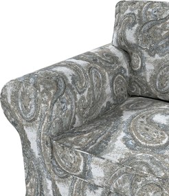 Potah na křeslo IKEA Ektorp barva vícebarevná látka pletený vzor, vzorované