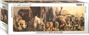 EUROGRAPHICS Panoramatické puzzle Noemova archa / 1000 dílků / 99 x 33