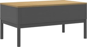 vidaXL Konferenční stolek FLORO 99x55,5x45 cm masivní borovice [374019] Barva: Bílá
