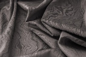 Zatemňovací závěs DUNES VELVET 140x250 cm, tmavě šedý Zavěšení: Kovové kroužky