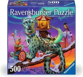 RAVENSBURGER Čtvercové puzzle Boreal / 500 dílků / 47 × 47 cm