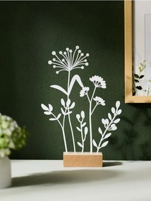 Sinsay - Stojící dekorace s rostlinným motivem - bílá