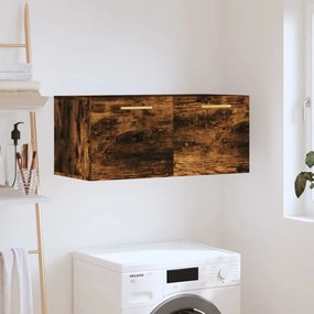 vidaXL Nástěnná skříňka 80 x 36,5 x 35 cm kompozitní dřevo [830063] Barva: bílá s vysokým leskem