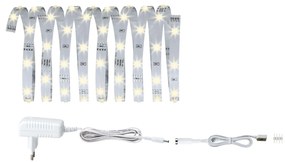 Paulmann 70428 ECO Basic Set, LED pásek s napáječem 6,8W LED, 300cm, 3000K