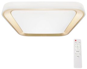 Milagro LED Stmívatelné stropní svítidlo QUADRO LED/66W/230V 3000-6000K bílá/zlatá + DO MI2008