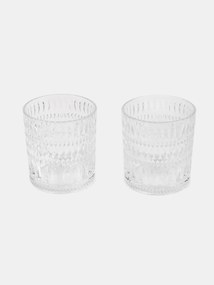 Sinsay - Sklenice s reliéfním vzorem 2 pack - clear