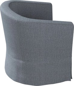 Potah na křeslo IKEA Ektorp Tullsta barva šedá látka pletený vzor