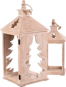 Set dvou luceren domeček hnědý DA220 (2 ks)
