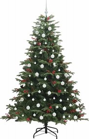Umělý vánoční stromeček Zelená 210 cm PVC, kov a plast 3395562