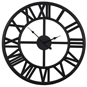 Nástěnné hodiny SOLAR černé 60 cm